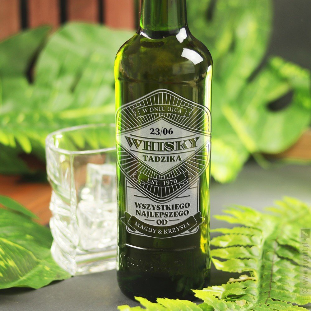 Grawerowana whiskey Jameson / Coal Ila z personalizacją | Sygnat